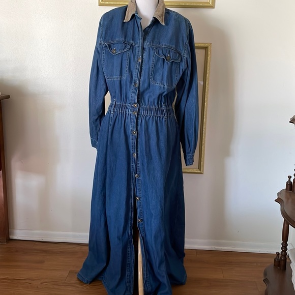 studio wear | Jackets & Coats | Studio Wear Long Maxi Jean Corduroy ...